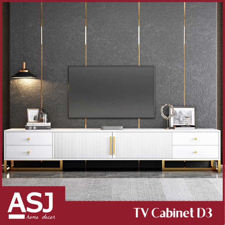 Multi-storey storage TV Cabinet / Light Luxury TV Cabinet D3 – ASJ ...
